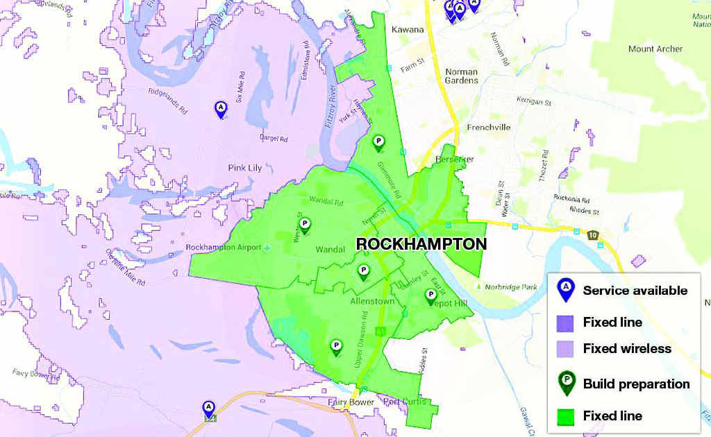 The north side... still connecting to NBN infrastructure | Rockhampton ...