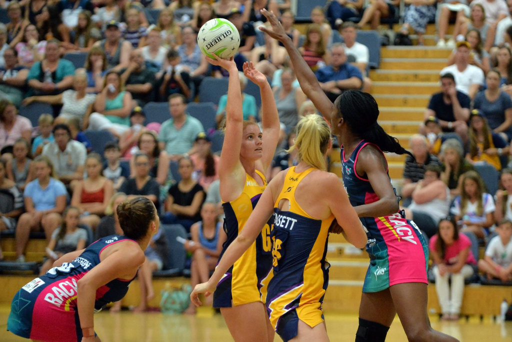 NETBALL: Sunshine Coast Lighting v Melbourne Vixens at Caloundra Indoor ...